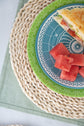 Annovero Colorful Dinner Plates, 10.5 Inch Diameter, Set of 6